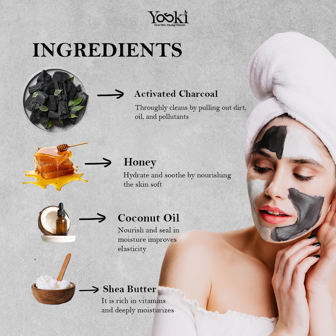Yoski Charcoal Detan Soap for Clear & Refreshed Skin – YOSKI